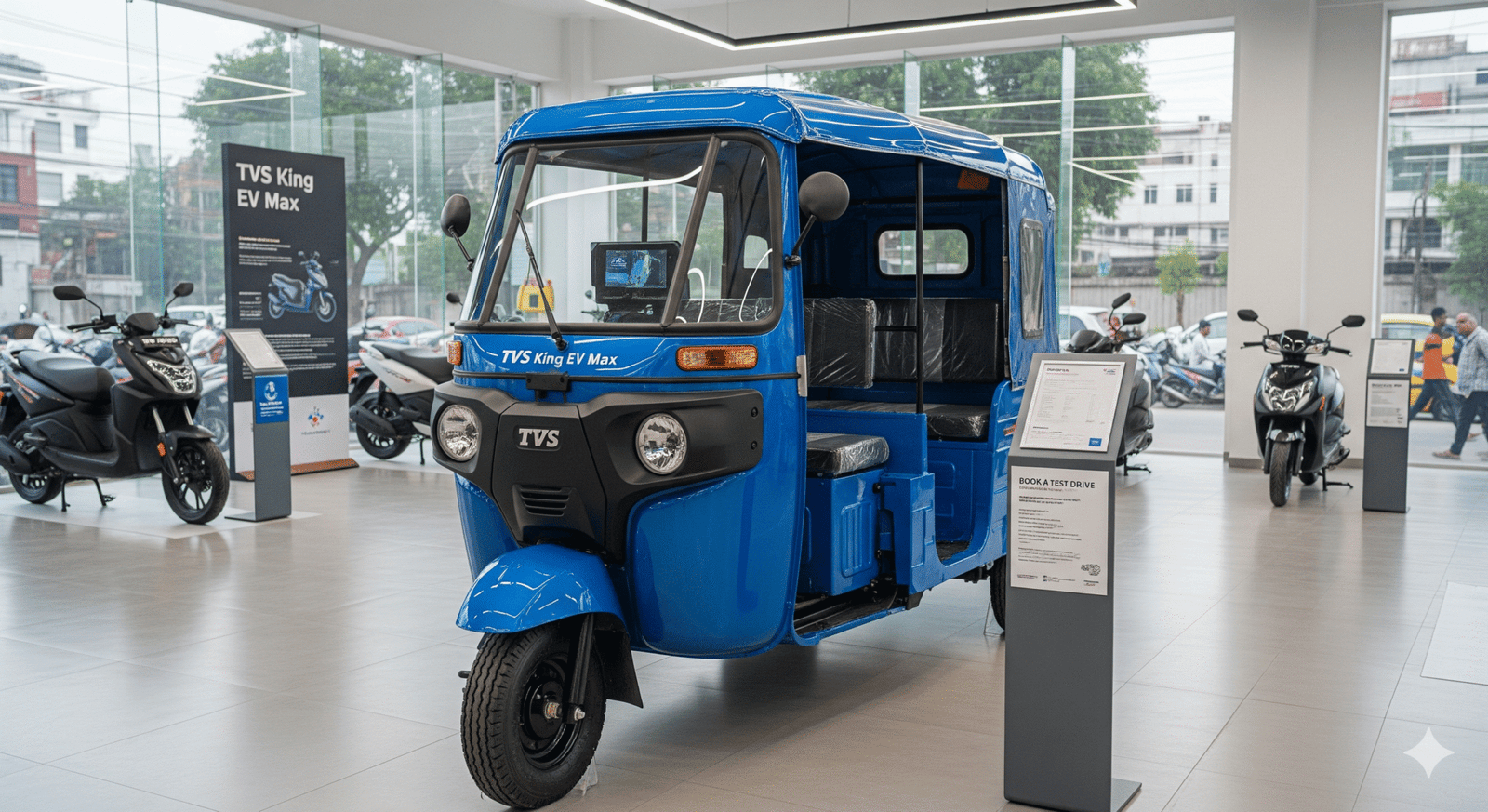 TVS KING EV MAX Review – 179 km Range, SmartXonnect & Rapid Charging ...